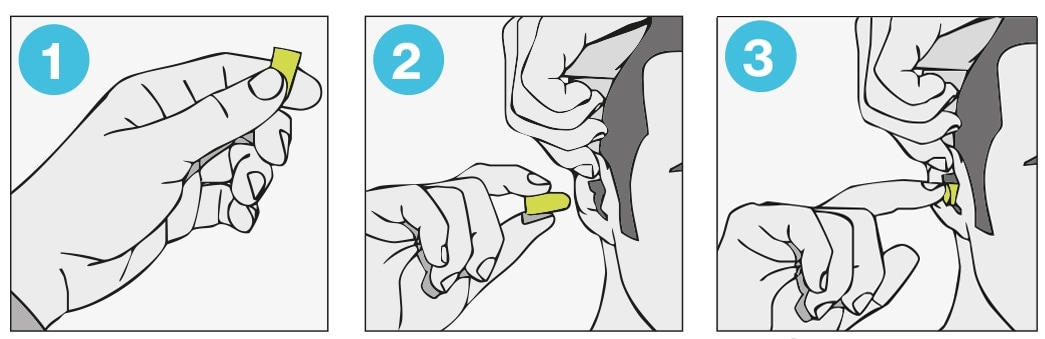 Correctly inserting & cleaning hearing protection | blog | uvex safety Correctly inserting & cleaning hearing protection | blog | uvex safety