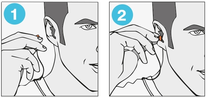 Correctly inserting & cleaning hearing protection | blog | uvex safety